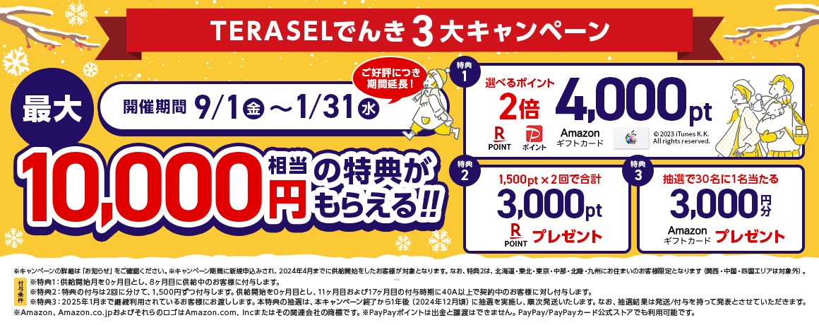 TERASELでんき：評判やメリット・デメリットを詳しく紹介